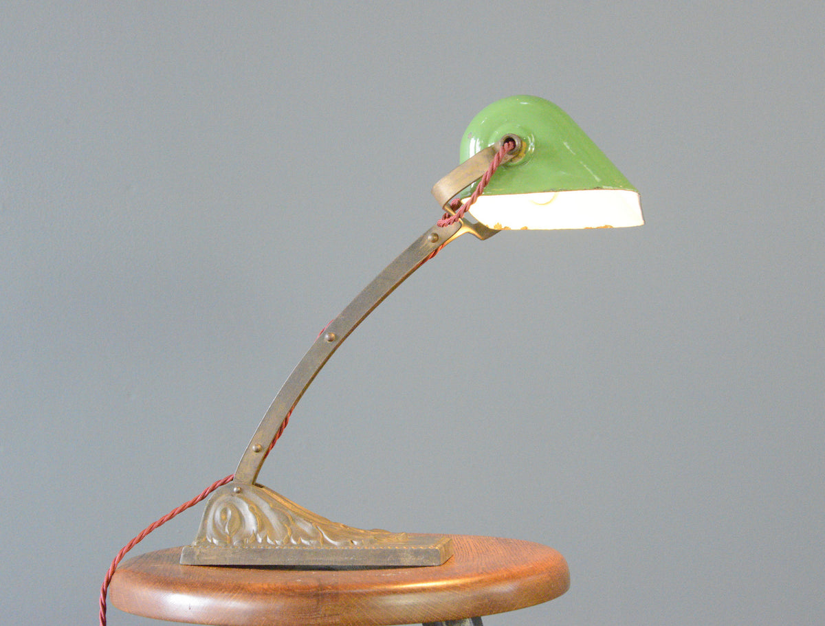 Bankers Lamp By Niam Paris Circa 1920s – Otto's Antiques