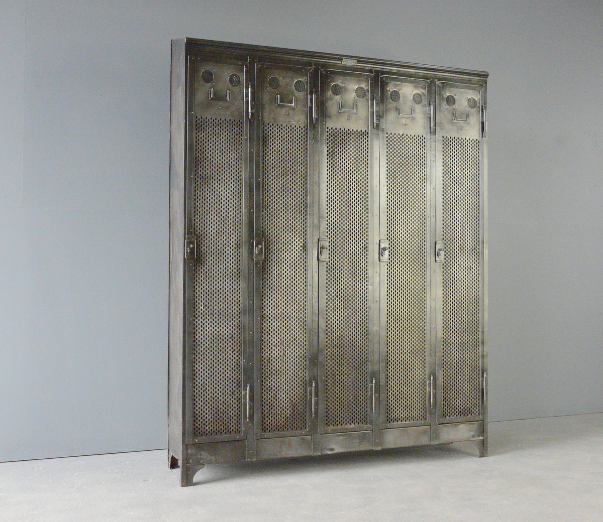 Early 20th Century German Factory Lockers By Ad Zaiser – Otto's Antiques