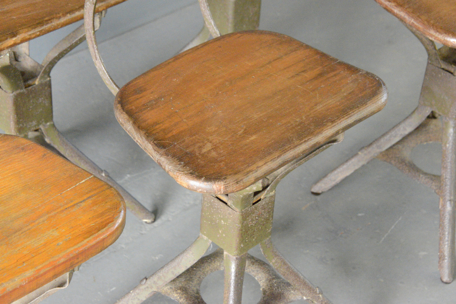 Industrial Factory Chairs By Evertaut Circa 1940s – Otto's Antiques