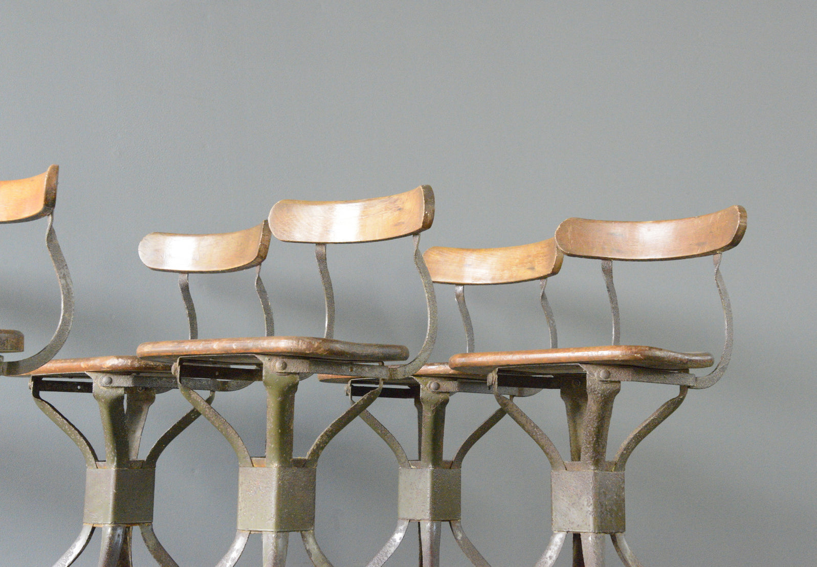 Industrial Factory Chairs By Evertaut Circa 1940s – Otto's Antiques