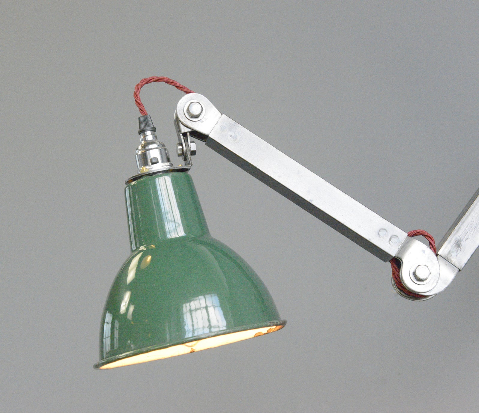 Wall Mounted Task Lamp By EDL Circa 1930s – Otto's Antiques