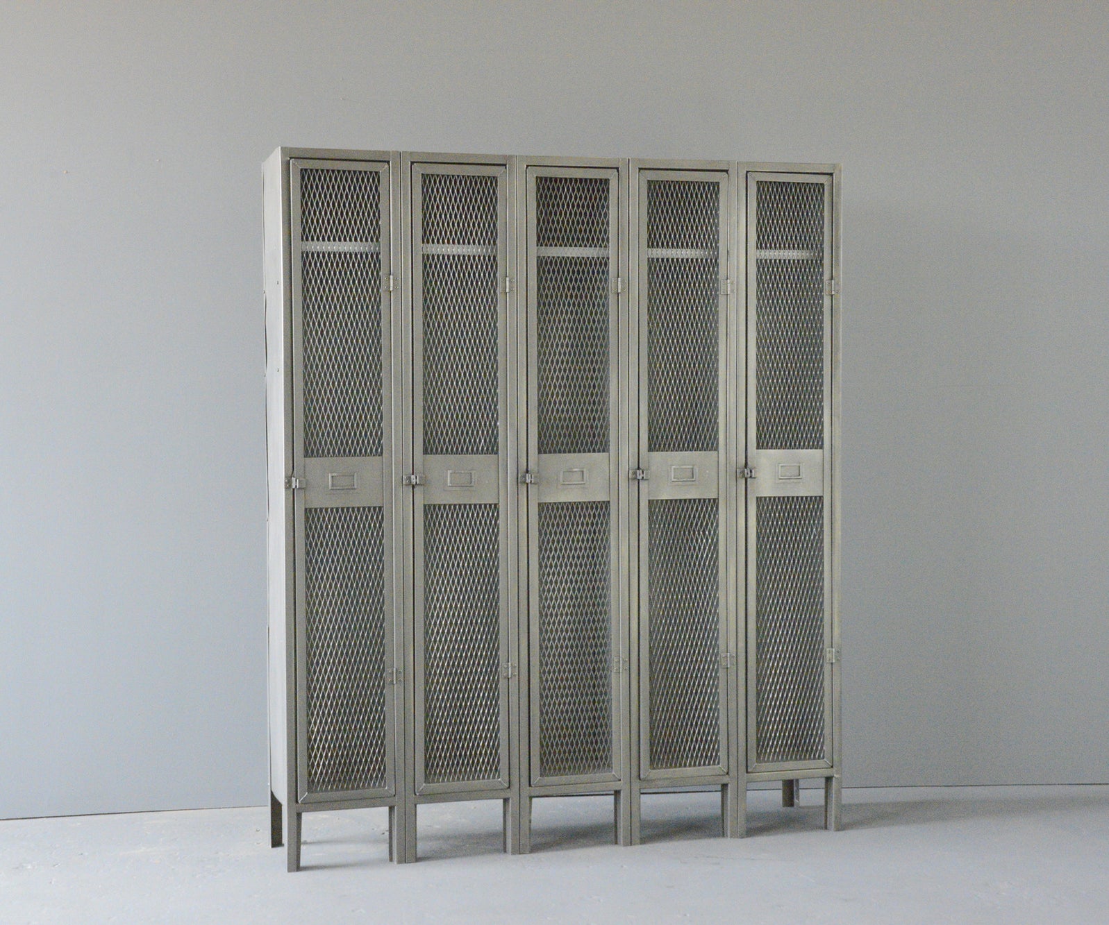 English Industrial Lockers Circa 1940s – Otto's Antiques