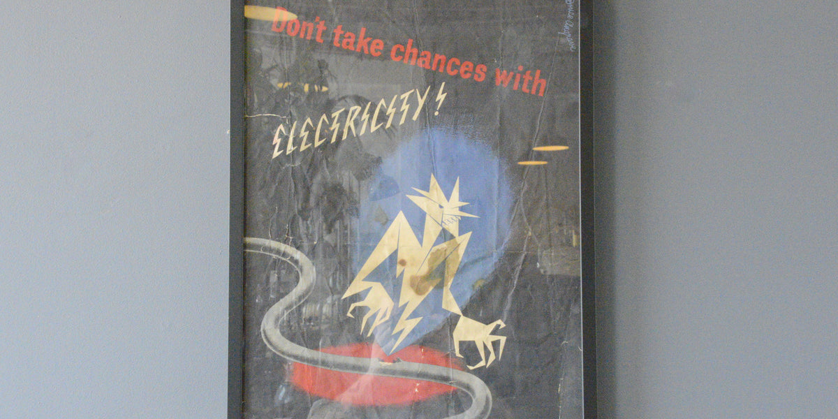 WW2 Factory Safety Poster Circa 1940s – Otto's Antiques