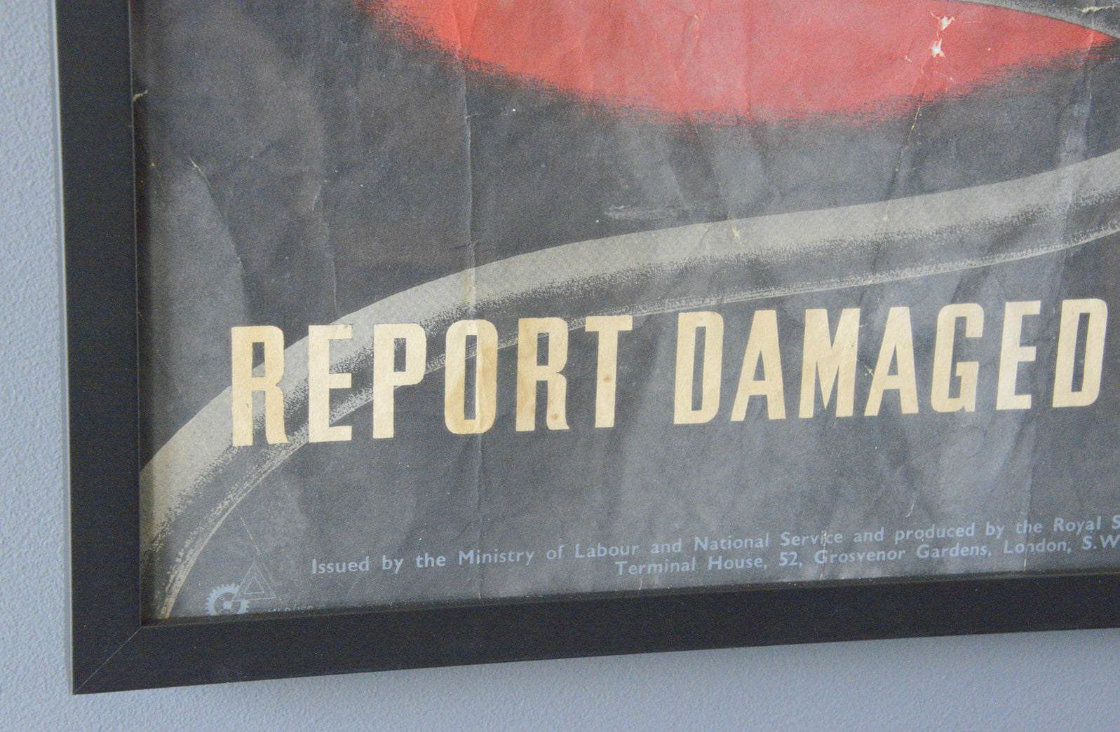 WW2 Factory Safety Poster Circa 1940s – Otto's Antiques