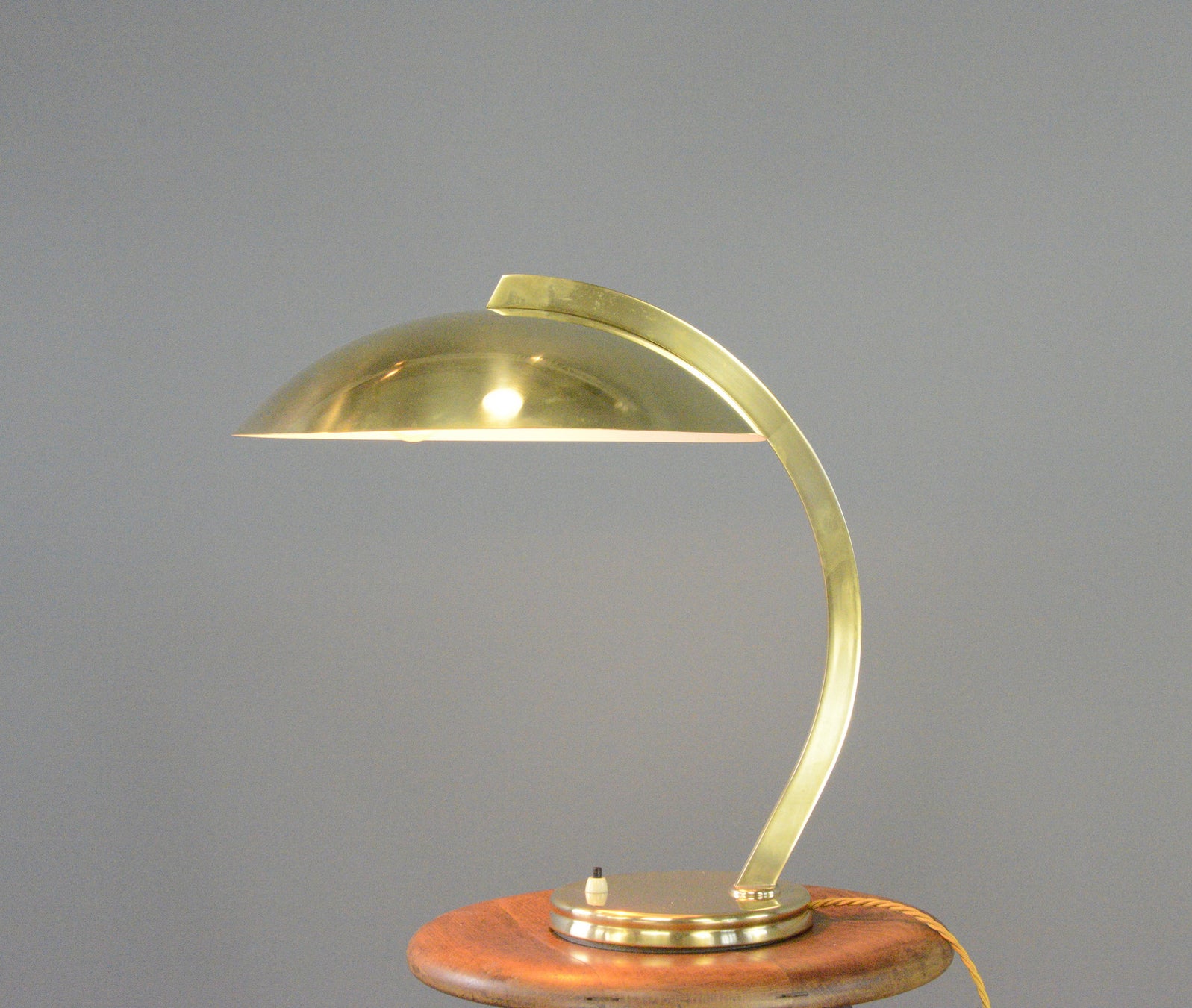Bauhaus Brass Table Lamp By Josef Brumberg Circa 1930s – Otto's Antiques