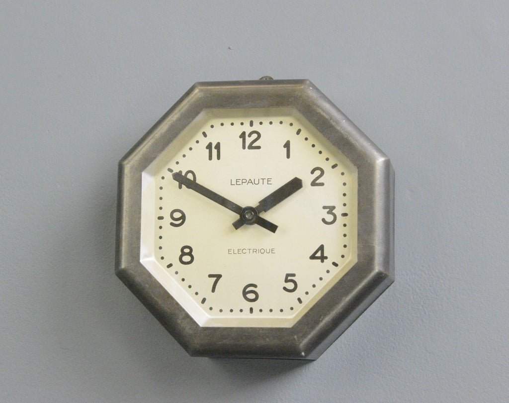 Art Deco Clock By Lepaute Circa 1930s – Otto's Antiques