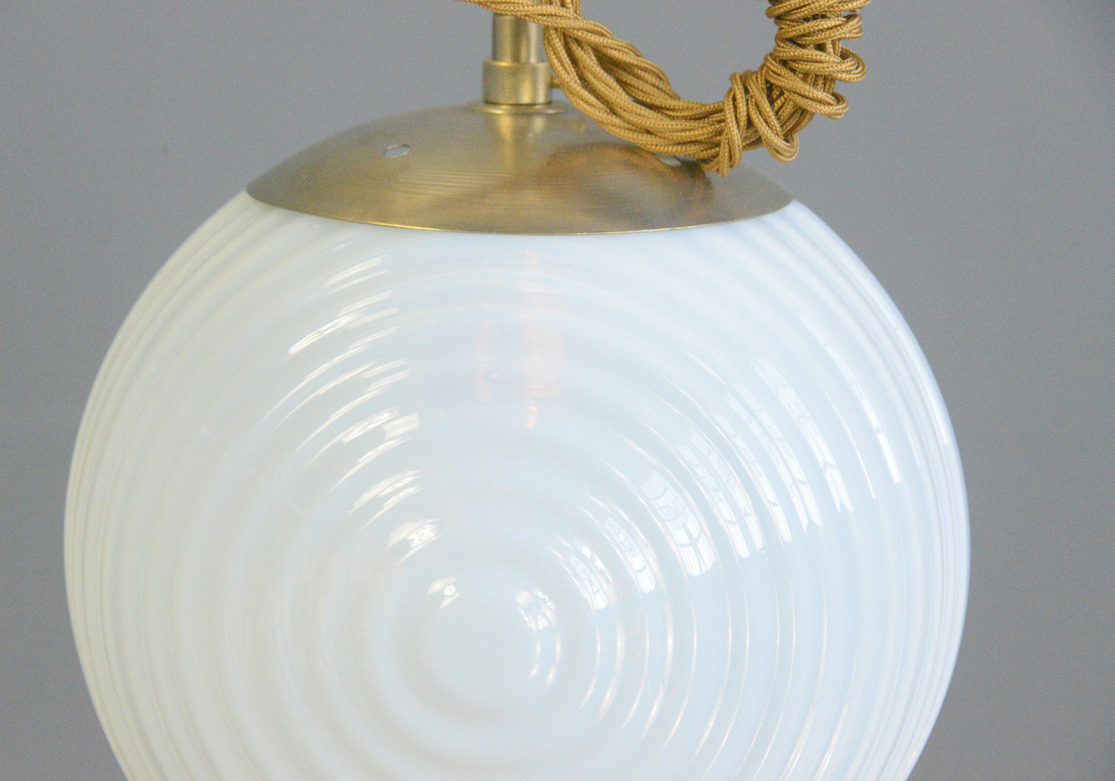 Patterned Opaline Glass Globes Circa 1950s – Otto's Antiques