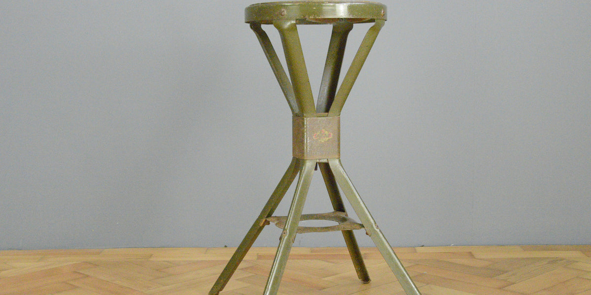 Industrial Stool By Evertaut Circa 1940s – Otto's Antiques