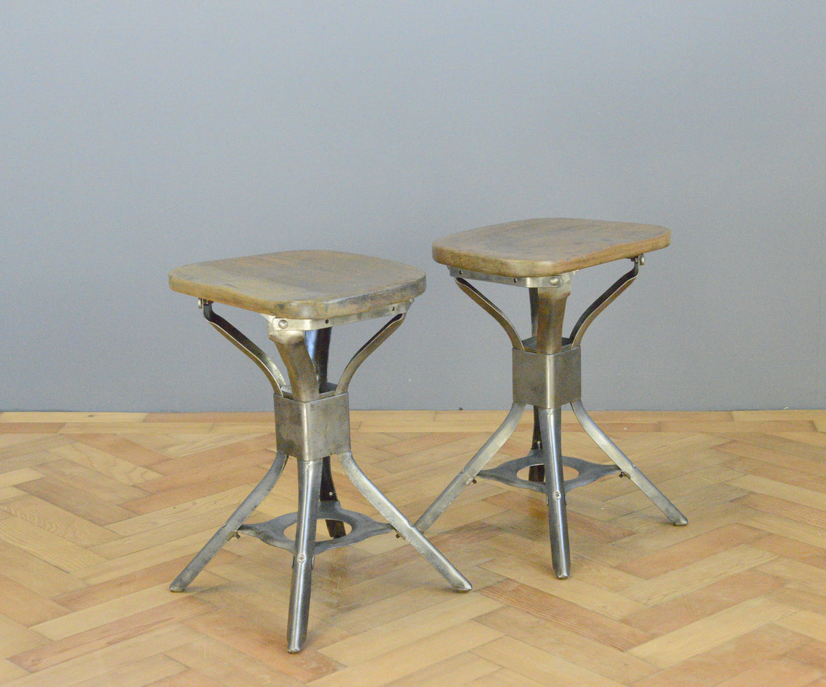 Industrial Stools By Evertaut Circa 1940s – Otto's Antiques
