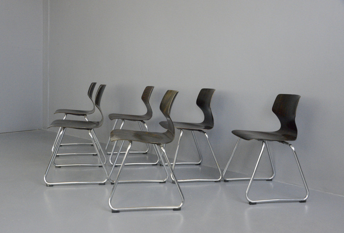 Mid Century Dining Chairs By Flototto Circa 1970s – Otto's Antiques